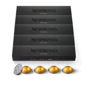 Nespresso Capsules VertuoLine, Altissio and Voltesso, Medium and Mild Roast Espresso Coffee, 100 Count Coffee Pods