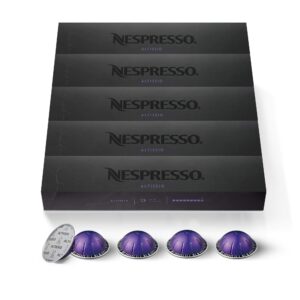 Nespresso Capsules VertuoLine, Altissio and Voltesso, Medium and Mild Roast Espresso Coffee, 100 Count Coffee Pods