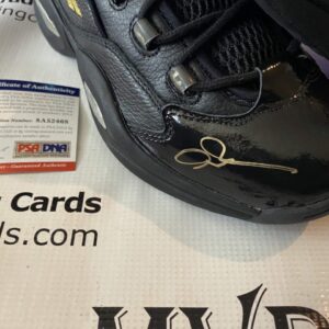 PSA/DNA Authentic Allen Iverson Autograph Size 9 10th Anniversary Question Mid Basketball Shoes w/The Answer Inscription