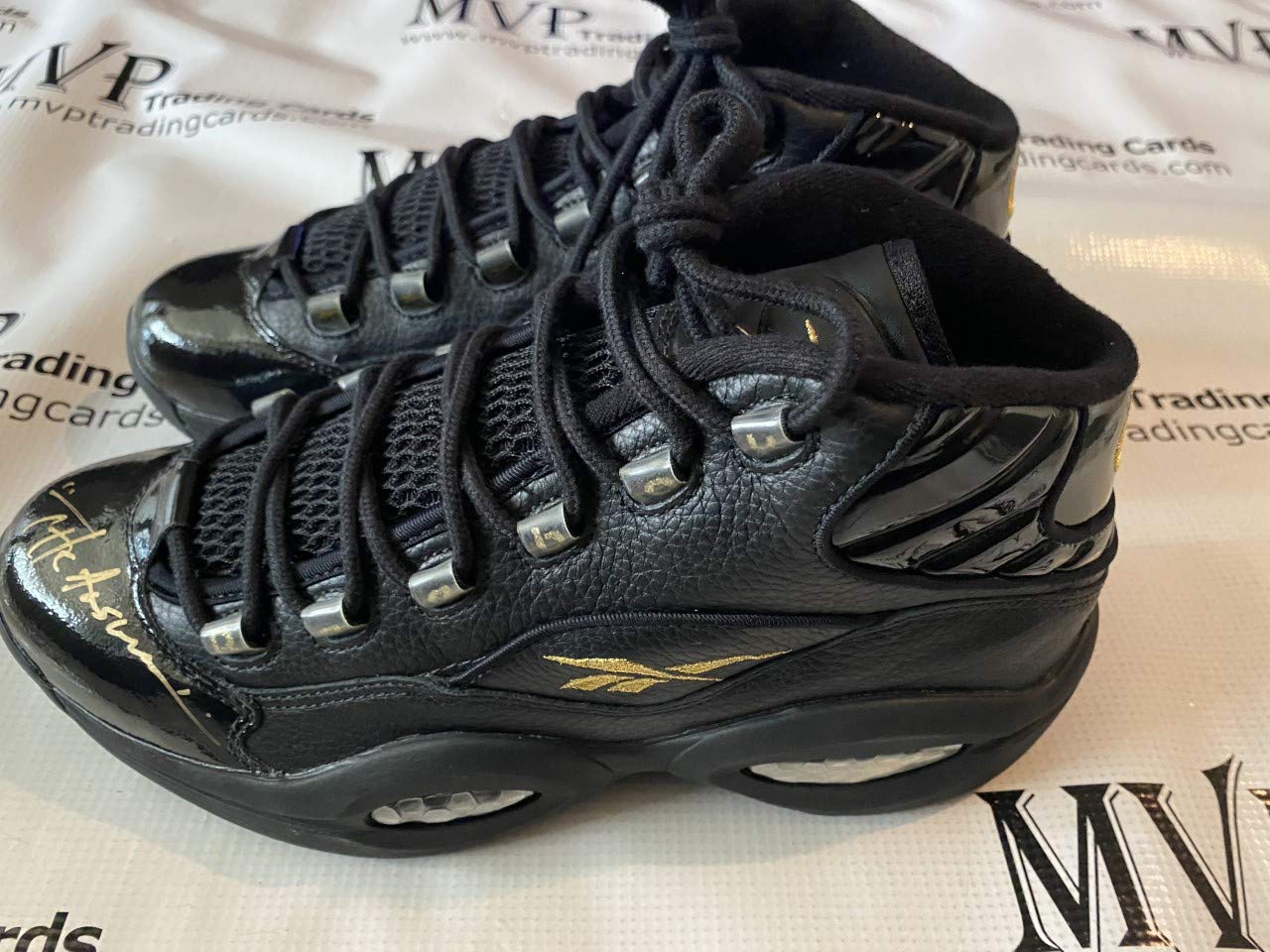 PSA/DNA Authentic Allen Iverson Autograph Size 9 10th Anniversary Question Mid Basketball Shoes w/The Answer Inscription