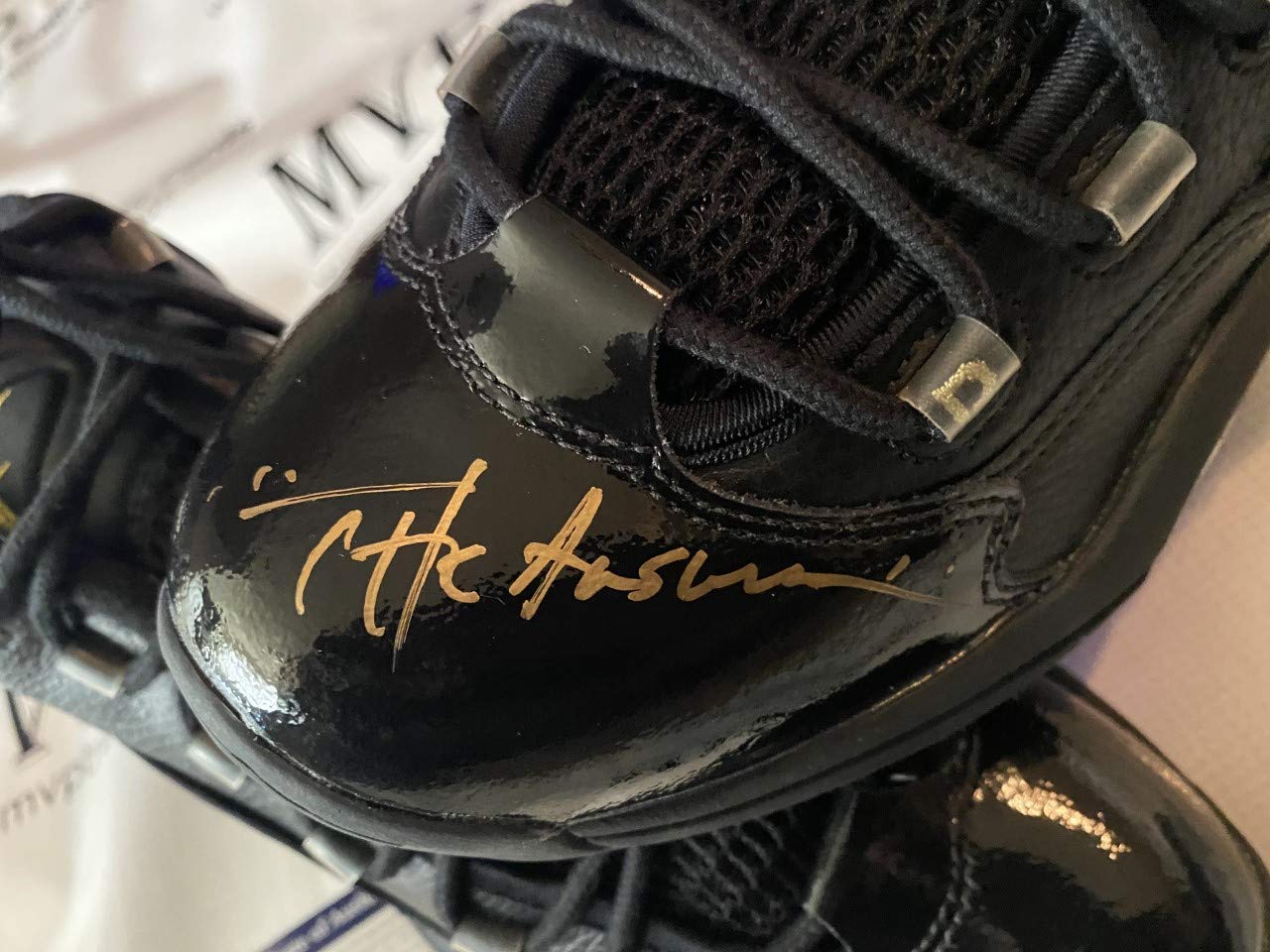 PSA/DNA Authentic Allen Iverson Autograph Size 9 10th Anniversary Question Mid Basketball Shoes w/The Answer Inscription