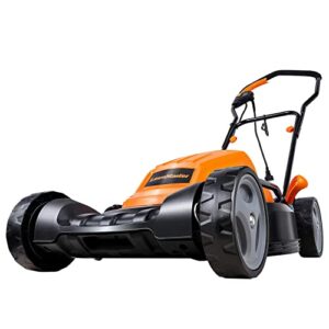 lawnmaster me1218x electric lawn mower 12amp 19-inch