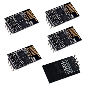 5pcs esp8266 esp-01s wifi serial transceiver module with 1mb flash for arduino python lua