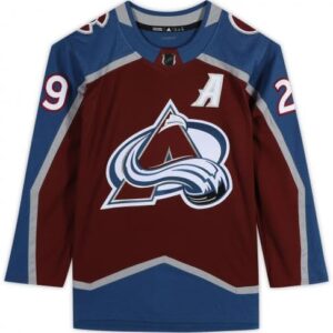 Nathan MacKinnon Colorado Avalanche Autographed Burgundy Adidas Authentic Jersey - Autographed NHL Jerseys