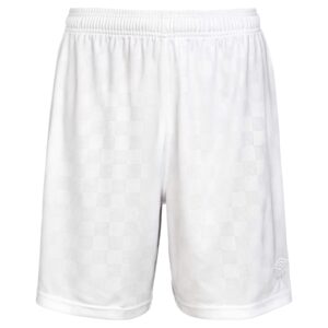 umbro men's checkered short, white, large