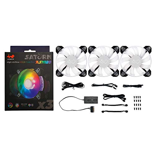 InWin Saturn 120MM Addressable RGB Triple Fan Kit (Controller Included)