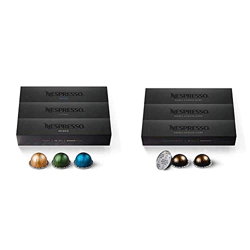 Nespresso VertuoLine Coffee Variety Bundle (30 Count) + Double Espresso Scuro (10 Count)