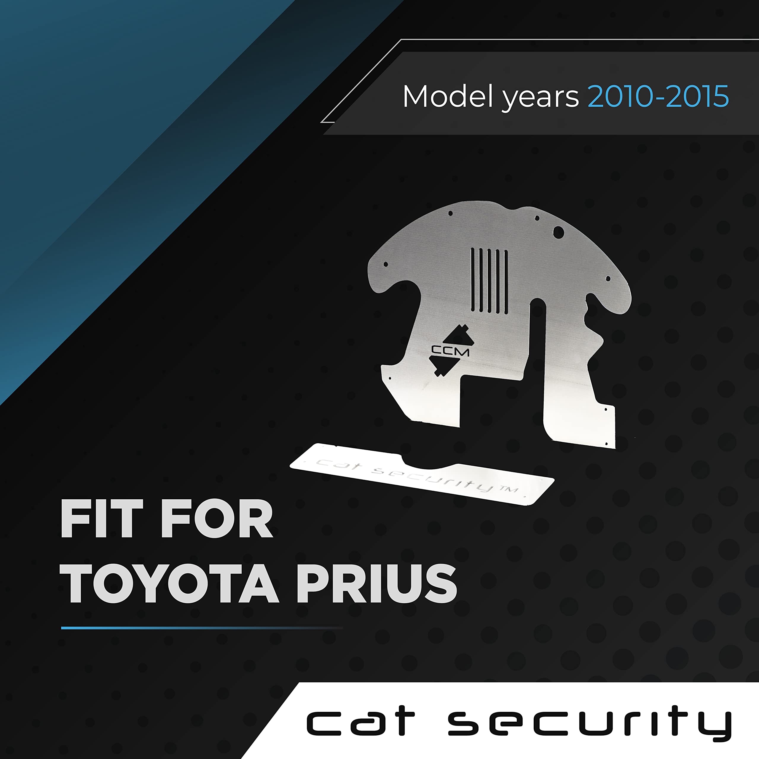 Cat Security™ - Anti Theft Catalytic Converter Protection Shield, Fits - Toyota Prius 2010-2015