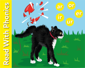 introduces the phonic sounds ar, or, ir, ur and er. read the sentences.