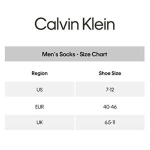 Calvin Klein Men's Socks - Cushioned Above Ankle Athletic Mini-Crew Socks (6 Pack), Size 7-12, White