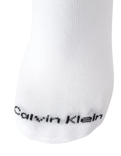 Calvin Klein Men's Socks - Cushioned Above Ankle Athletic Mini-Crew Socks (6 Pack), Size 7-12, White