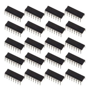 bridgold 20pcs cd4017 decimal counter with ten decoded outputs pulse distributor