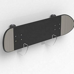 WANLIAN Skateboard Wall Mount Display Rack Skateboard Wall Rack Display Rack Hanger Rack Skateboard Wall Mount Bracket Deck Rack 1 Pair