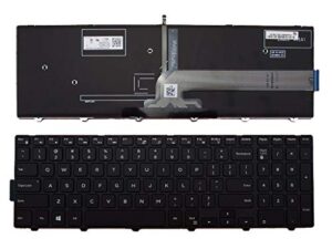 us english laptop keyboard for dell inspiron 15 3000 5000 3541 3542 3543 5542 3550 5545 5547 3551 3552 3559 3565 3567 3551 3558 5566 5748 (backlit keyboard)