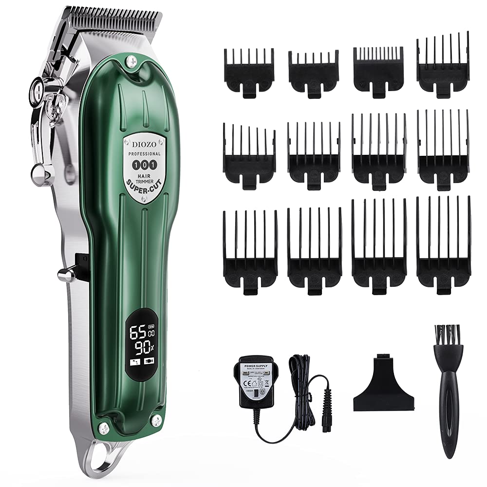 Hair Clippers for Men, Pro Hair Clippers for Barbers and Stylists, Mens Hair Clippers Cord/Cordless Hair Trimmer LCD Durable Haircut Kit with Run Time Up to 5 Hours