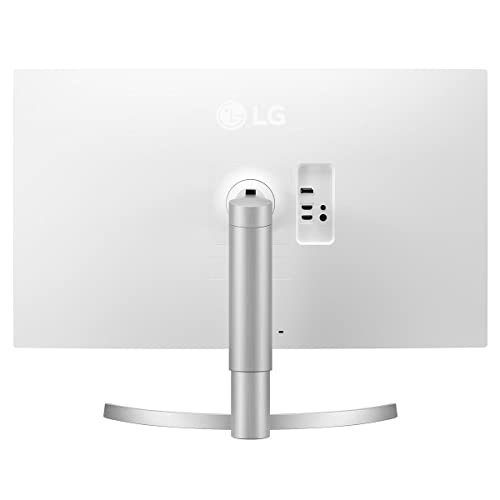 LG 32UN650-W Monitor 32" UHD (3840 x 2160) IPS Ultrafine Display, HDR10 Compatibility, DCI-P3 95% Color Gamut, AMD FreeSync, 3-Side Virtually Borderless Design, Height Adjustable Stand - Silve/White