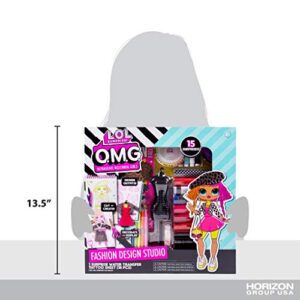 LOL OMG Fashion Studio by Horizon Group USA DIY Fashion Designing Kit. Cut & Create Your Own Outfits. Sketch Designs, Trace & Sew. Includes Fabric, Thread, Crayons, Markers & More