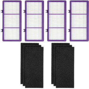 fette filter - aer1 filters for air purifier holmes, hapf300ap performance plus filter for holmes, replacement hapf300ap-u4 (4 ture hepa filters + 6 carbon filters (purple)