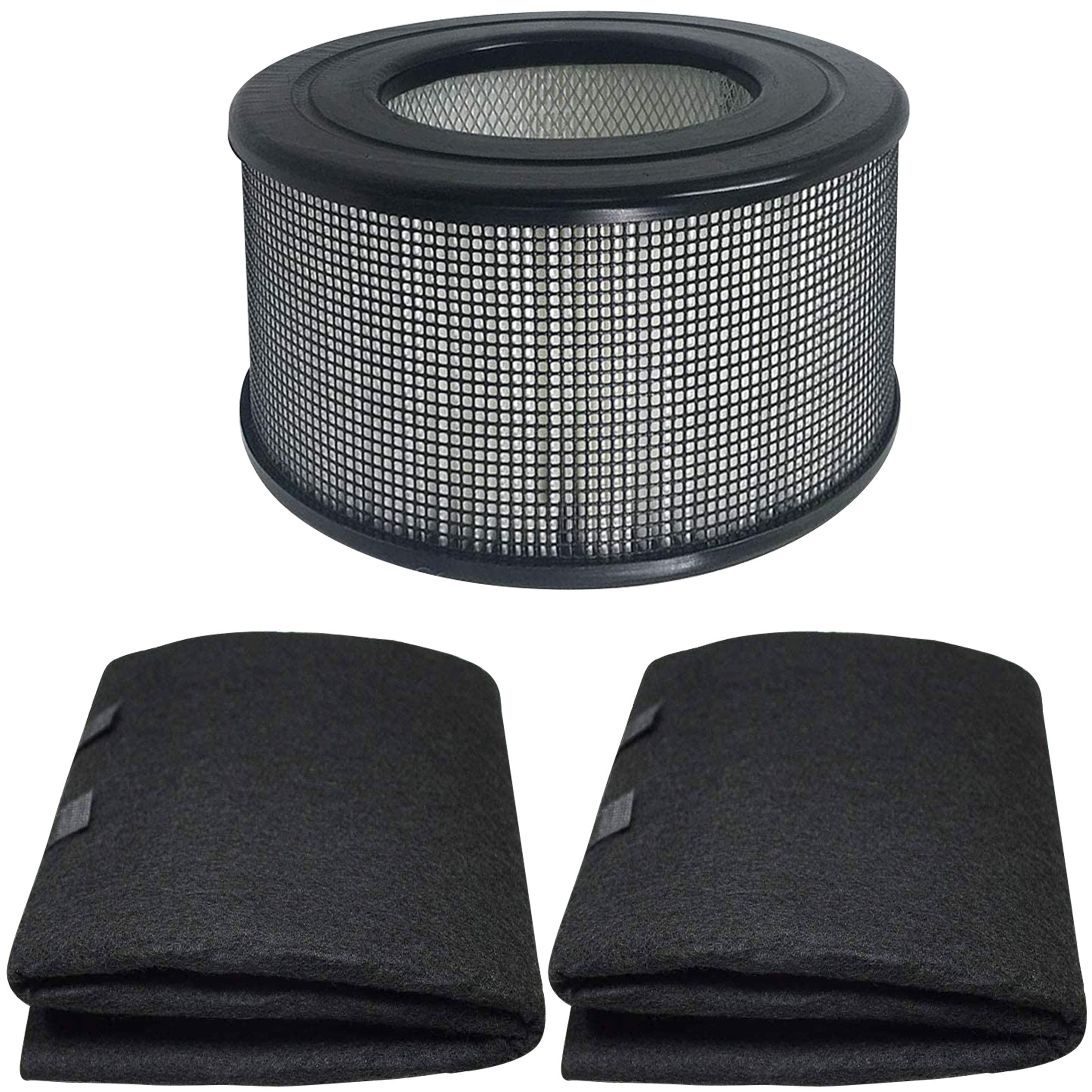 Fette Filter - Replacement 1 x HEPA Filter & 2 x Wrapping Carbon Pre-Filters Compatible with Honeywell 10500 (EV-10) 17000 17005 Part Number 20500. Combo Pack