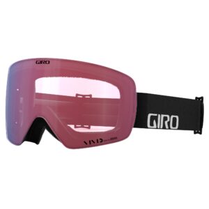 Giro Contour Ski Goggles - Snowboard Goggles for Men & Women - Black Wordmark Strap with VIVID Royal/VIVID Infrared Lenses