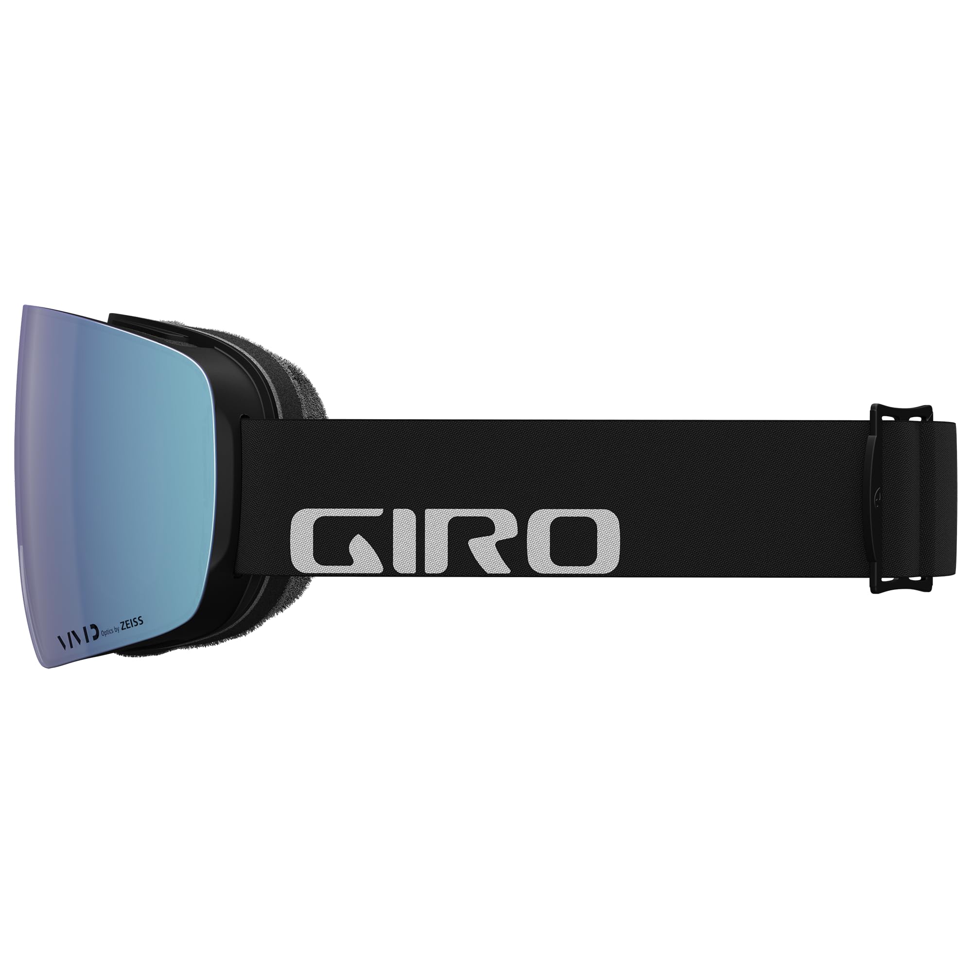 Giro Contour Ski Goggles - Snowboard Goggles for Men & Women - Black Wordmark Strap with VIVID Royal/VIVID Infrared Lenses