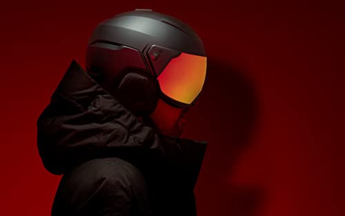 Giro Orbit Spherical MIPS Ski Helmet - Snowboard Helmet with Integrated Shield For Men & Women - Matte Black - Size L (59-62.5cm)