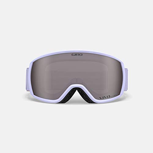 Giro Facet Ski Goggles - Snowboard Goggles for Women & Youth - Fluff Purple Mono Strap with Vivid Onyx Lens