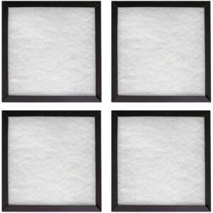 Fette Filter -Replacement Filters Compatible with Holmes Filter E Activated Carbon & Multi Layer Replacement Filter, Compatible with Holmes E HAP116Z, HAPF115 Air Purifier Models - Pack of 4