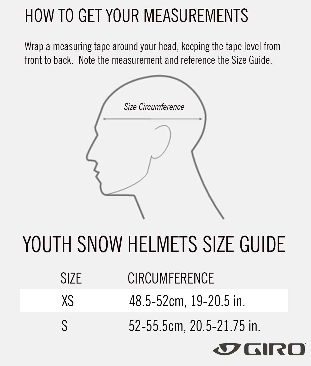 Giro Launch Youth Snow Helmet - Matte Bright Red - Size S (52–55.5cm)