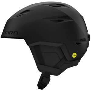 giro grid spherical ski helmet - snowboard helmet for men & women - matte black - m (55.5-59cm)