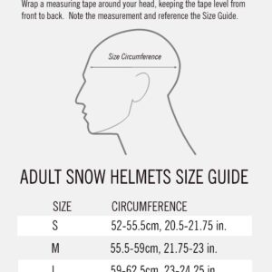 Giro Grid Spherical Ski Helmet - Snowboard Helmet for Men & Women - Matte Black - M (55.5-59cm)