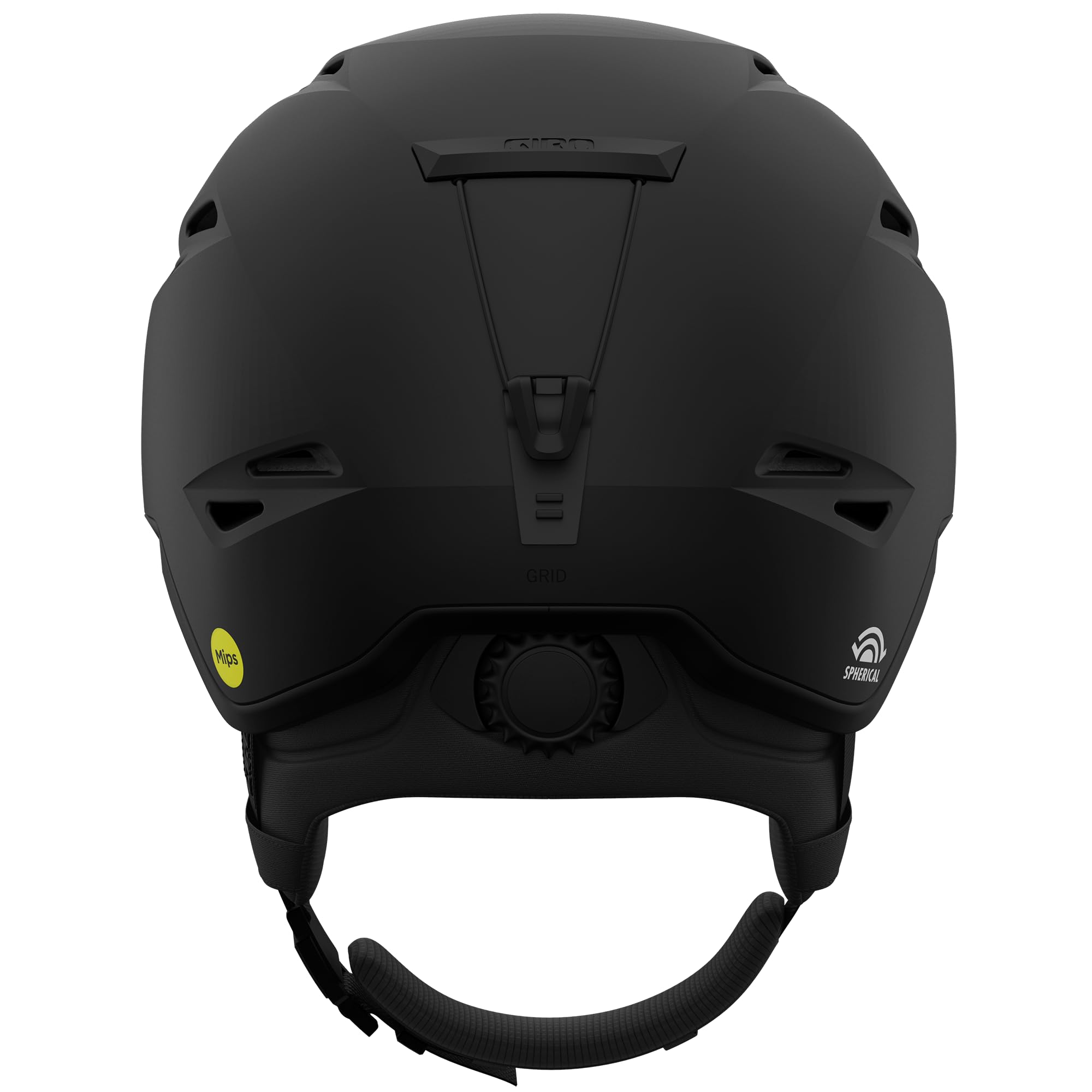 Giro Grid Spherical Ski Helmet - Snowboard Helmet for Men & Women - Matte Black - M (55.5-59cm)