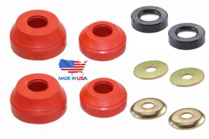 (pair) front suspension radius arm bushing kit for bronco ranger ford f-150 f-250 f-350 explorer mazda b2300 b3000 b4000 navajo