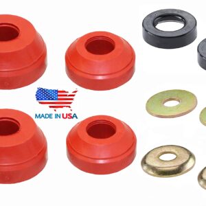 (Pair) Front Suspension Radius Arm Bushing Kit for Bronco Ranger Ford F-150 F-250 F-350 Explorer Mazda B2300 B3000 B4000 Navajo