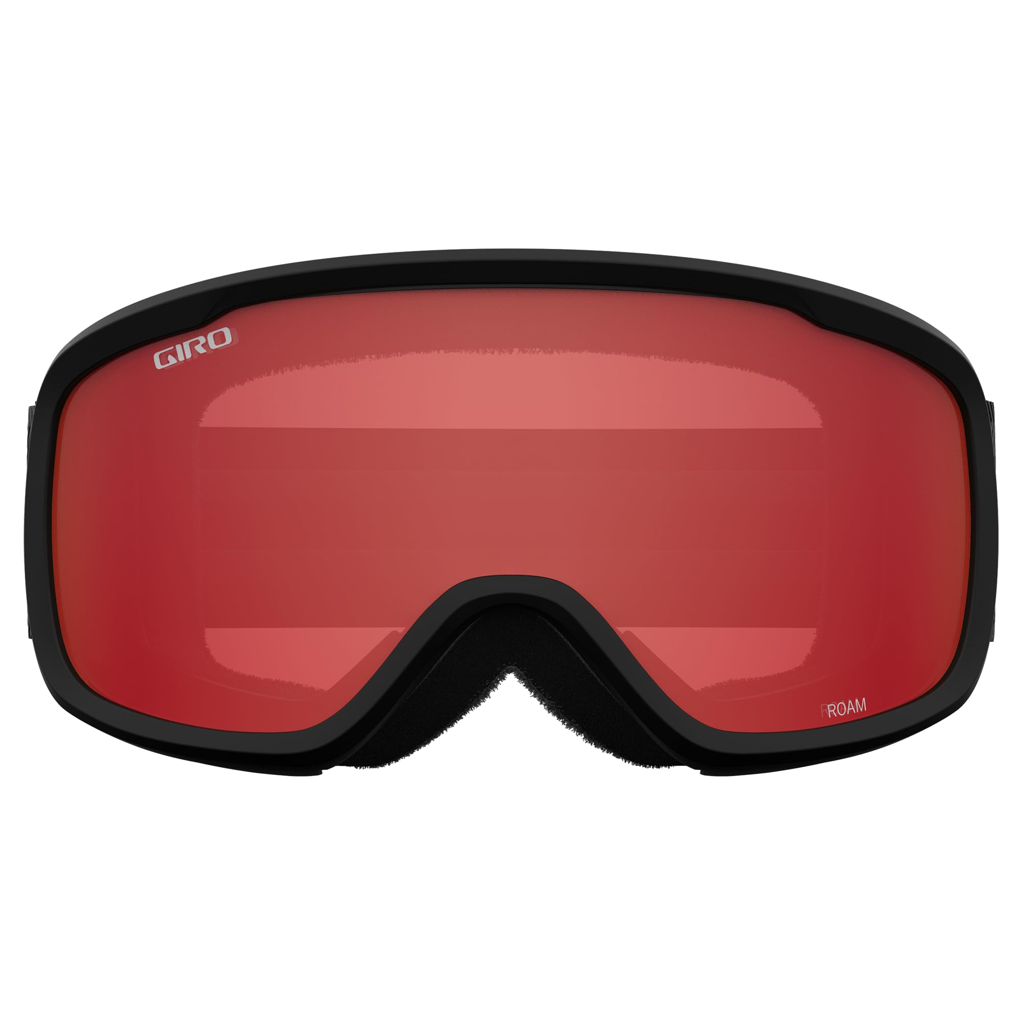 Giro Roam Snow Goggle 2021 - Black Techline with Amber Scarlet/Yellow Lens Medium