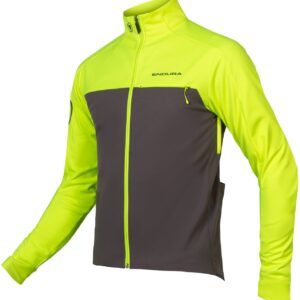 Endura Men's Windchill Windproof Winter Cycling Jacket II Hi-Viz Yellow, X-Large