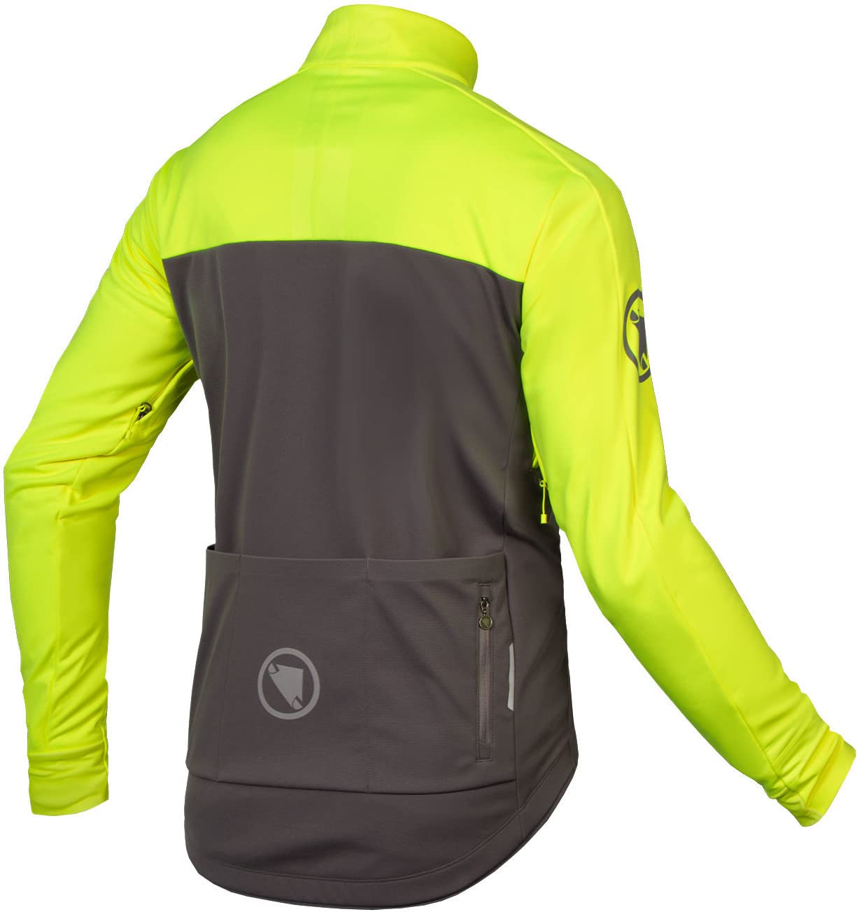 Endura Men's Windchill Windproof Winter Cycling Jacket II Hi-Viz Yellow, X-Large