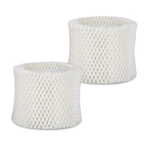 wuyan 2pcs replacement humidifier wicking filter for philips hu4801 hu4802 hu4803 humidifier parts humidifie, white hepa filter air humidifier