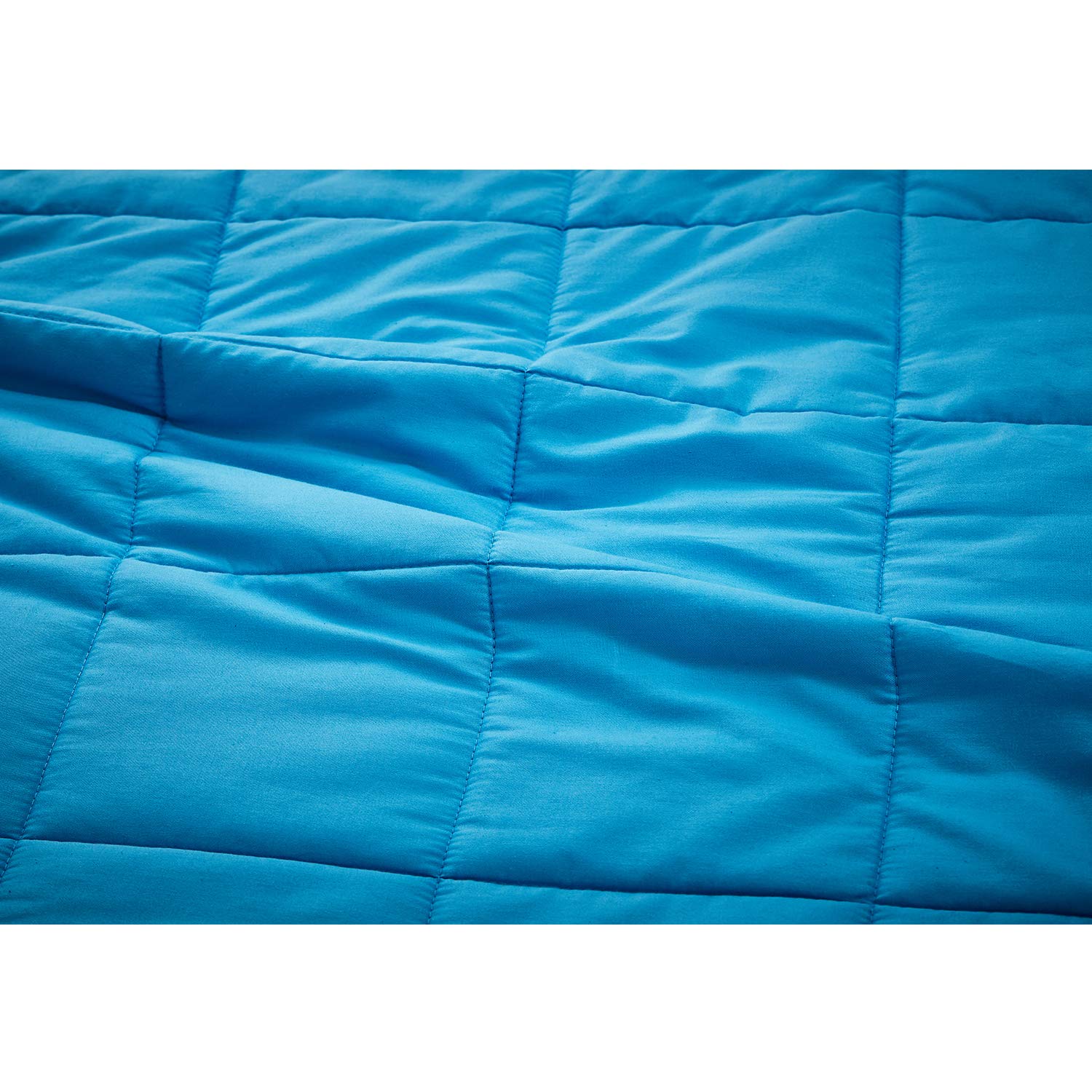 TONGDADA Kids Weighted Blanket | 40''x60'',10lbs | for Child Between 80-125 lbs | Premium Cotton Material with Glass Beads | Teal