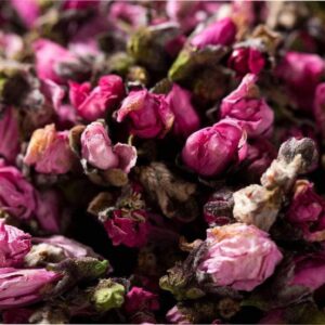 TooGet Dried Flowers Natural Flowers Includes Red Rose Flowers, Peony Ball, Gomphrena globosa, Peach Flowers, Edible Flower Kit for Soap Making Supplies, Also for All Kinds of Flower Crafts