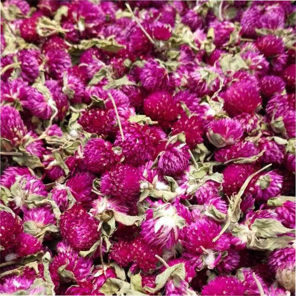 TooGet Dried Flowers Natural Flowers Includes Red Rose Flowers, Peony Ball, Gomphrena globosa, Peach Flowers, Edible Flower Kit for Soap Making Supplies, Also for All Kinds of Flower Crafts