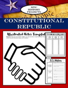 u.s. history: constitutional republic - illustrated notes