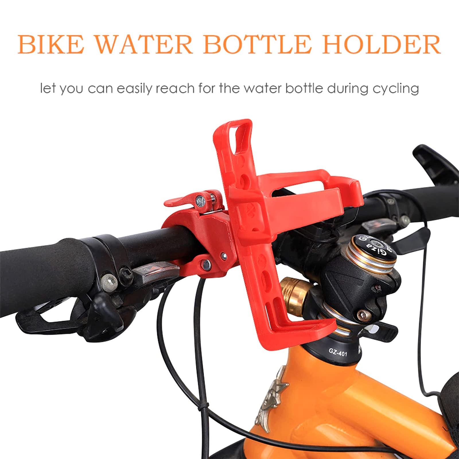 GLDYTIMES 360 Degrees Rotation Water Bottle Holder Replacement for Bike &Electric Scooter, Anti-Slip Fast Dismounting Accessories Cup Drink Holder