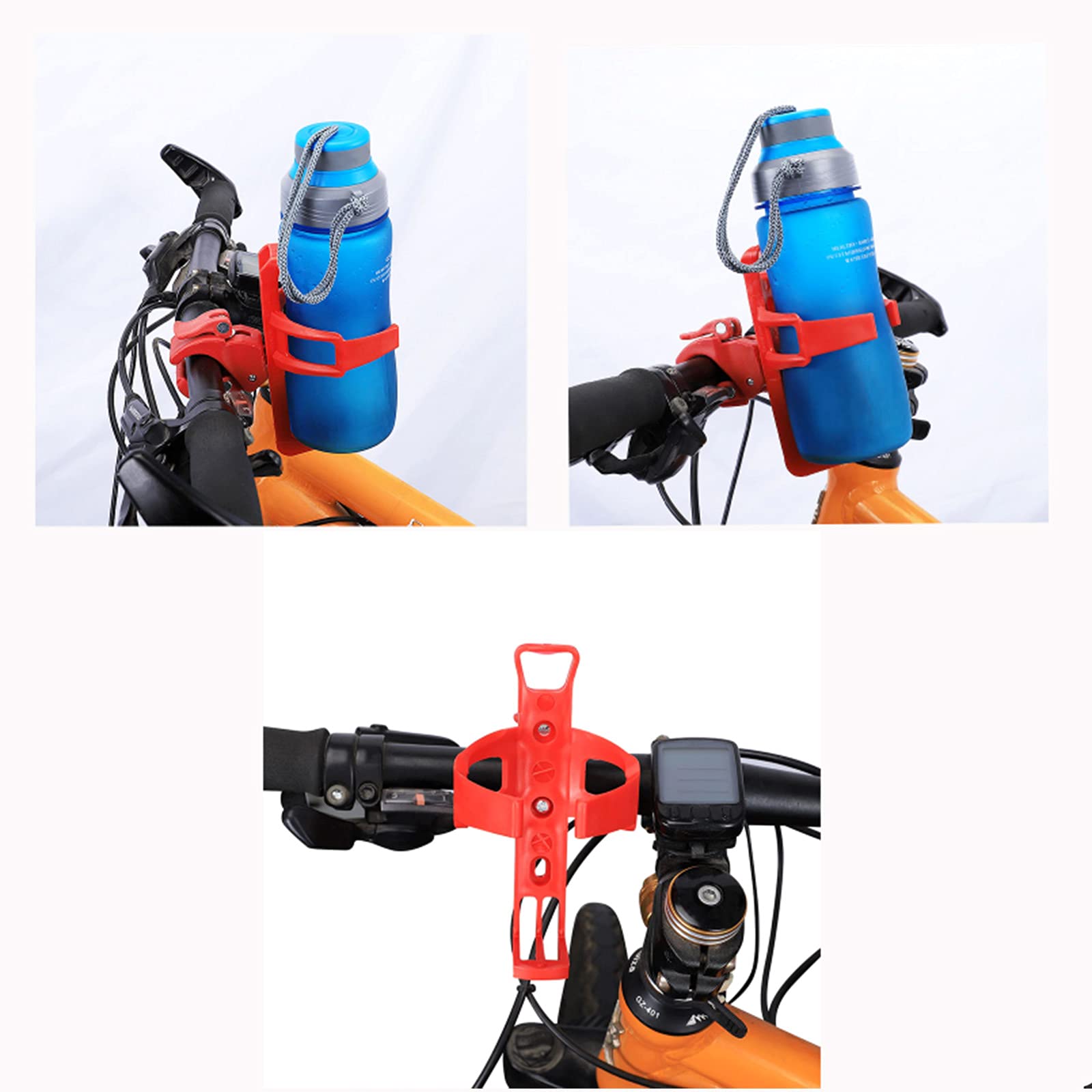 GLDYTIMES 360 Degrees Rotation Water Bottle Holder Replacement for Bike &Electric Scooter, Anti-Slip Fast Dismounting Accessories Cup Drink Holder