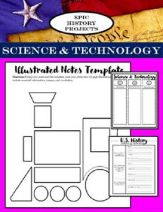 u.s. history: science, technology, economy - illustrated notes