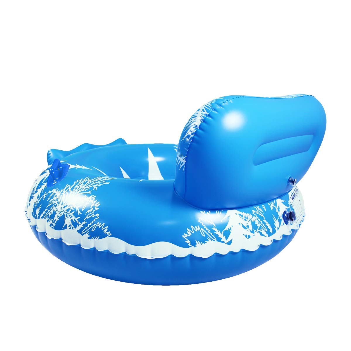 SUNSHINEMALL Snow Tube - 45 Inch Inflatable Snow Sled Snow Toys Sofa Shape for Kids and Adults Heavy Duty Inflatable Snow Tube Winter Outdoor Toys for Kids and Adults