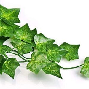 SO CAL PRO Fake Ivy Leaves Artificial Ivy Greenery Vines for Room Decor Leaves Room Decor Fake Leaves Ivy Eucalyptus Garland Faux Vines Wedding Decor (36 Strands of Ivy)