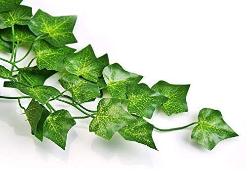 SO CAL PRO Fake Ivy Leaves Artificial Ivy Greenery Vines for Room Decor Leaves Room Decor Fake Leaves Ivy Eucalyptus Garland Faux Vines Wedding Decor (36 Strands of Ivy)