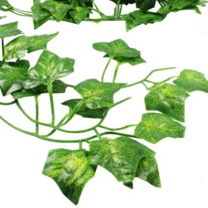 SO CAL PRO Fake Ivy Leaves Artificial Ivy Greenery Vines for Room Decor Leaves Room Decor Fake Leaves Ivy Eucalyptus Garland Faux Vines Wedding Decor (36 Strands of Ivy)