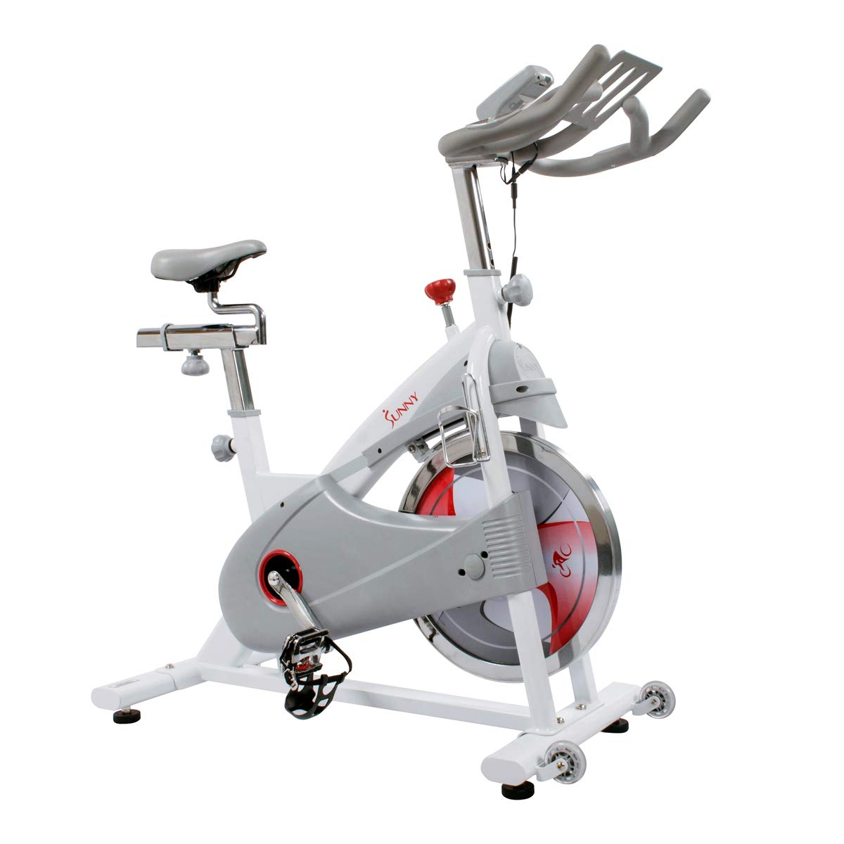 Sunny Health & Fitness Magnetic Belt Drive Premium Indoor Cycling Bike - SF-B1876